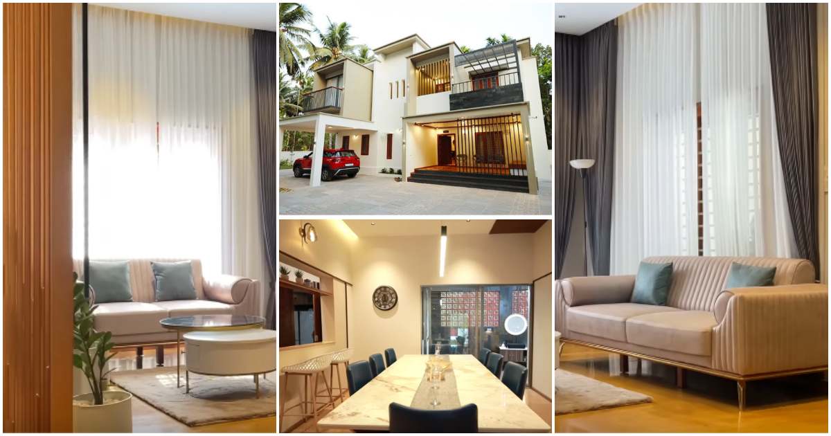 Trending Contemporary Home 2023 : "ജയ്‌സാൽമീർ" ദ ഗോൾഡൻ ഹോം; ഒരുപോലെ ...